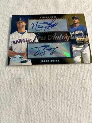 2006 TOPPS CO-SIGNERS DUAL AUTOGRAPH NELSON CRUZ/JASON BOTTS # CS-73 | eBay