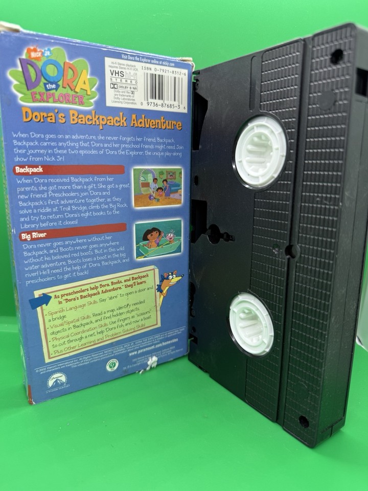 Dora the Explorer - Doras Backpack Adventure (VHS, 2002) 97368768536| eBay