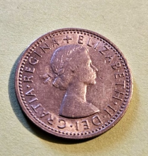 1966 QUEEN ELIZABETH II SILVER 2/- TWO SHILLINGS FLORIN BRITISH COIN ...