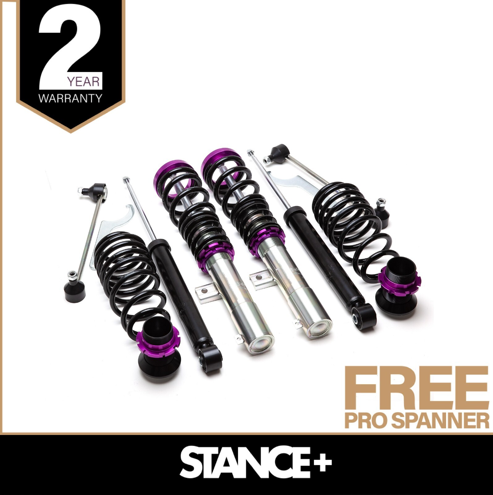 Stance+ Ultra Coilovers Suspension Kit BMW 1 Series (E82) 2 Door Coupe ...