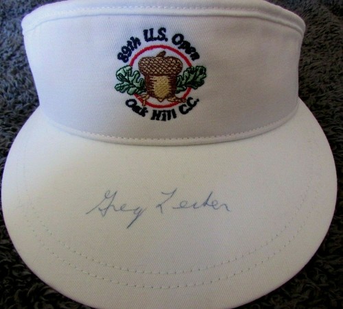 Greg Lesher 89th US Open Golf Championship Signed Visor LSU Tigers ...