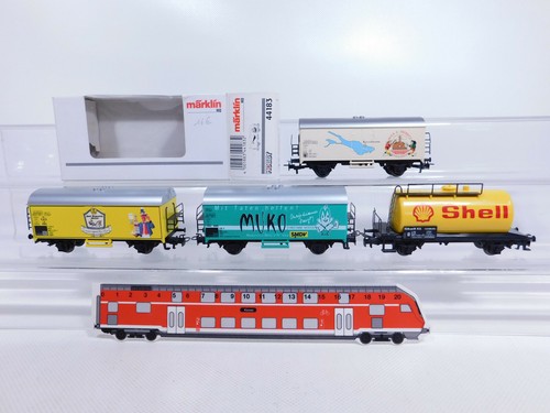 CR171-0.5# 4x Märklin H0/AC Freight Car DB: Weiler + 44183 + Muko ...