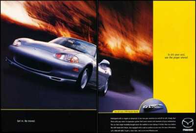 1999 Mazda Miata Mx5 Mx-5 Original 2-page Advertisement Print Art Car ...