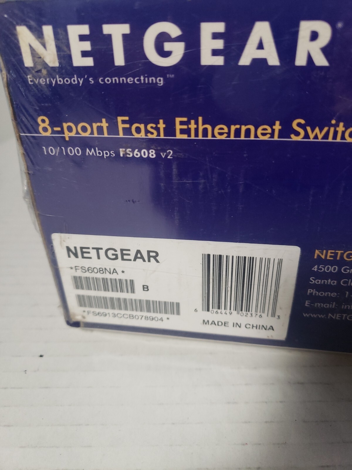 NETGEAR Fast Ethernet Switch FS608 V2 for sale online | eBay