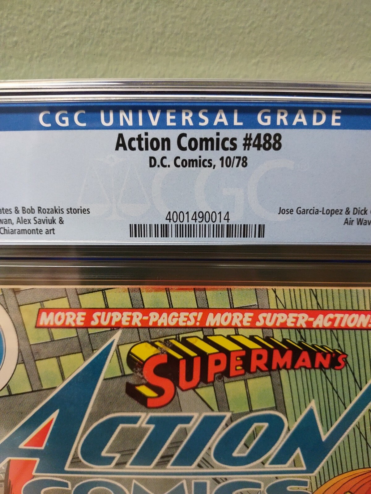 Action Comics #488 CGC 7.0 "Superman DC Comics" 1978 **FREE SHIPPING ...