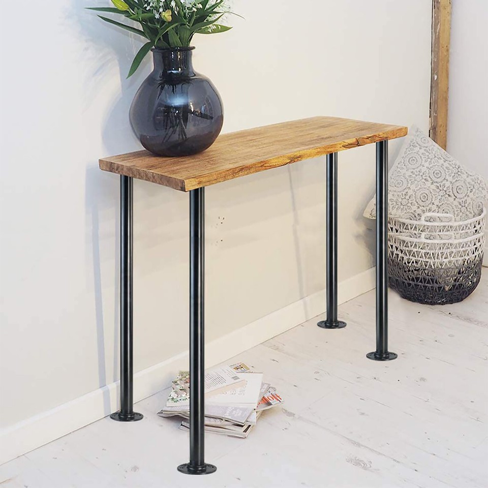 4 Pack 30" Industrial Metal Pipe Table Legs Coffee Table DIY Furniture ...