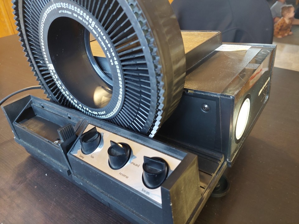 Sears Whisper Matic II Slide Projector With Carousel | Model # 837. ...