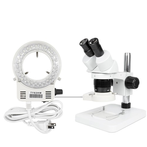Microscope Camera Adjustable Dimmable LED Ring Light Source Lamp For ...