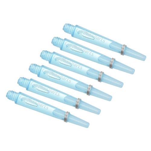 35mm Dart Shafts, Medium 2BA Thread Plastic Dart Stems - 6 Pack (Blue ...
