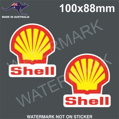 2 SHELL STICKERS OIL PETROL PETROLEUM DRAG RACING RALLY HOT ROD | eBay ...