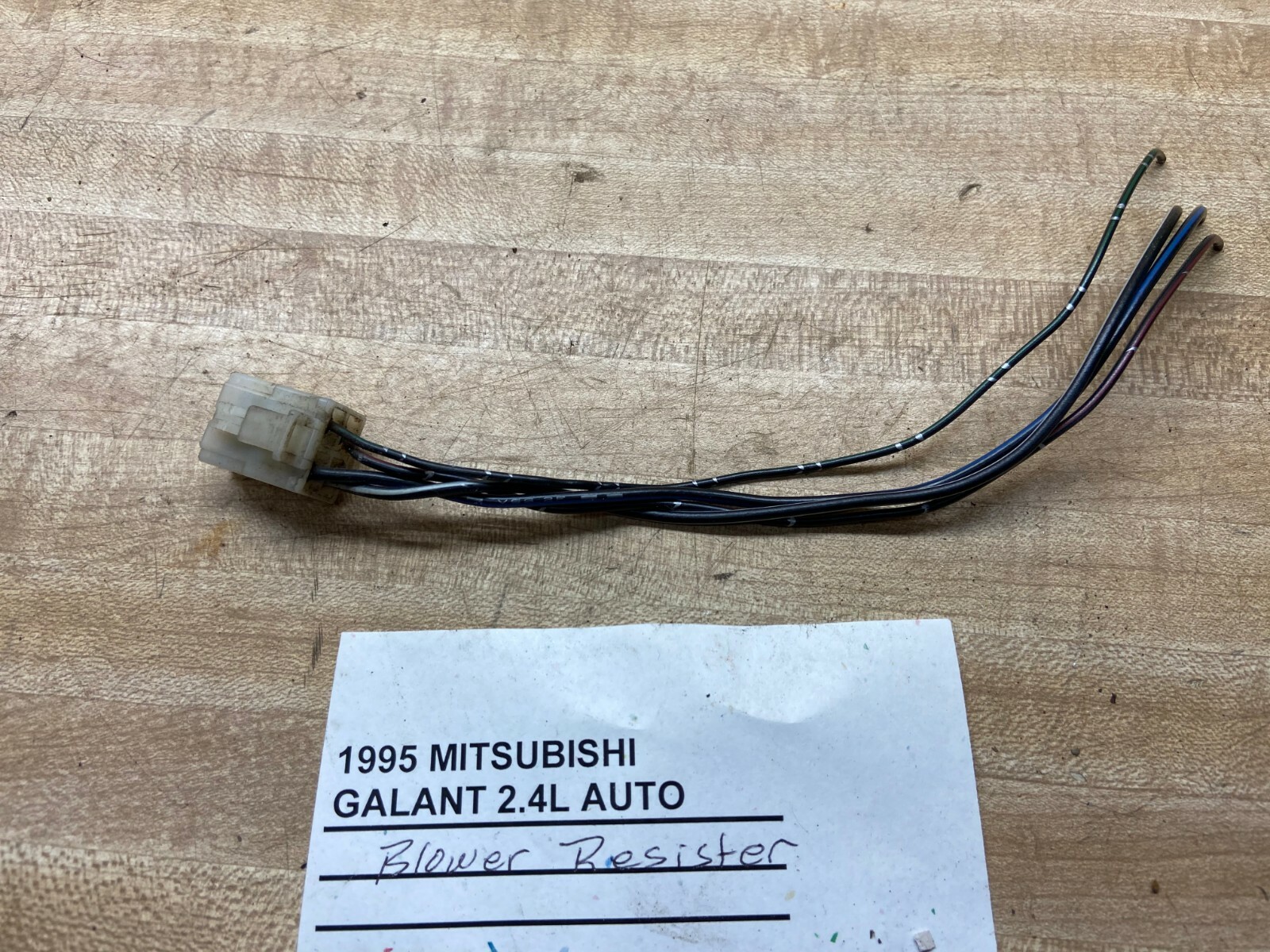 1994-1995 GALANT TO BLOWER MOTOR RESISTER WIRING CONNECTOR PIGTAIL | eBay