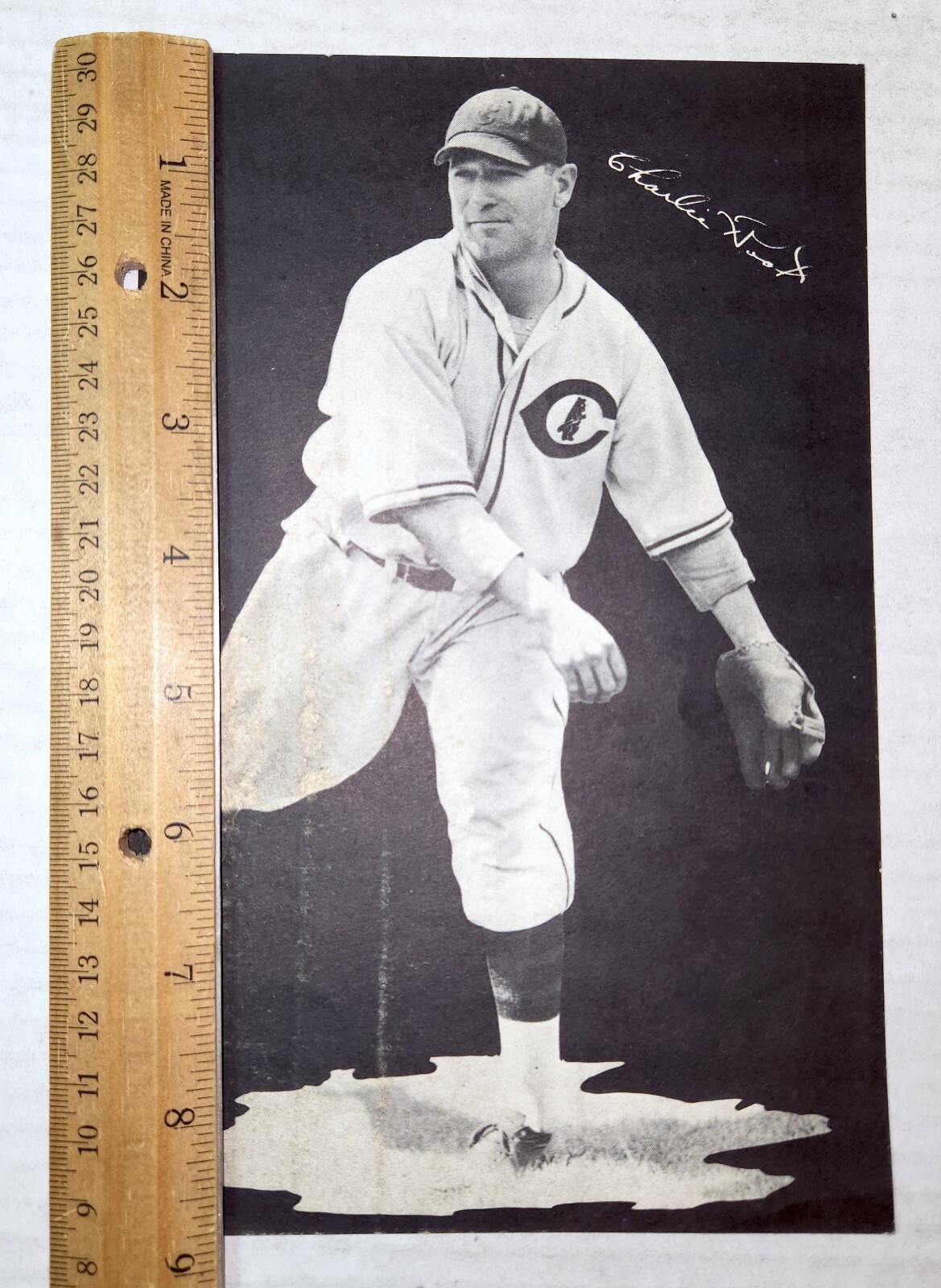 1935-37 Chicago Cubs baseball player souvenir photos lot (6), Charlie ...
