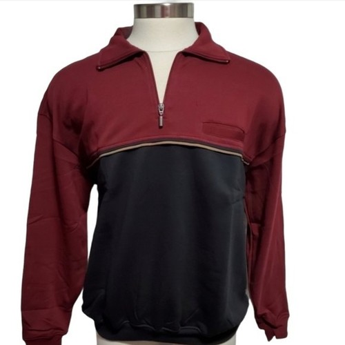 Red Marina Bay Long Sleeve Shirt top Size XL warm pull over shirt ...