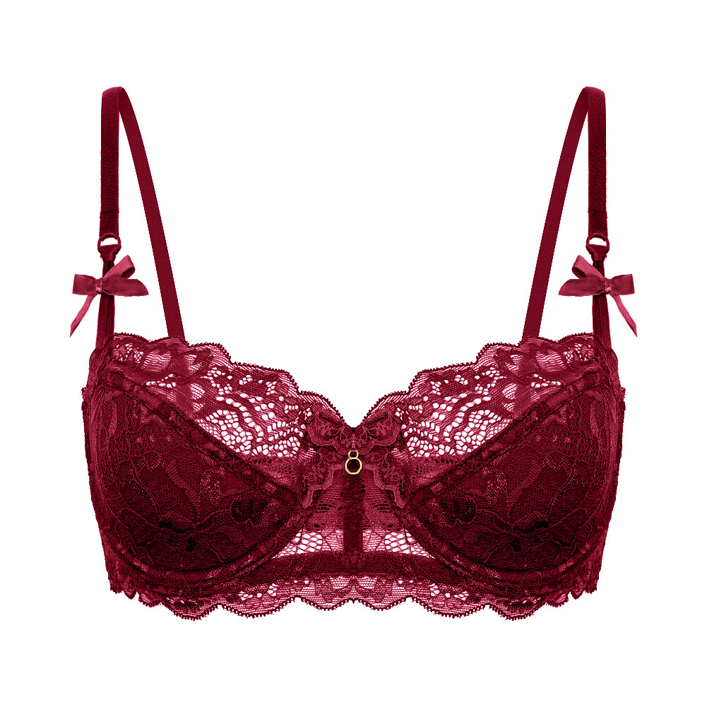 Women's Half Cup Sexy Lace Bra Underwear Push Up Thin Cup Bra | eBay