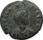 EUDOXIA Arcadius Wife 401AD Authentic Ancient Roman Coin VICTORY CHI ...