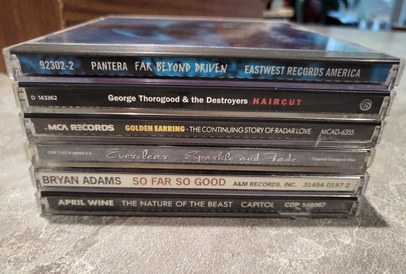 Lot of 6 90's Rock CDs - Pantera, Everclear, Thorogood, etc | eBay