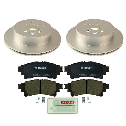 Bosch 2 Rear Vented Rotors 310 mm & Ceramic Disc Brake Pads Kit For ...