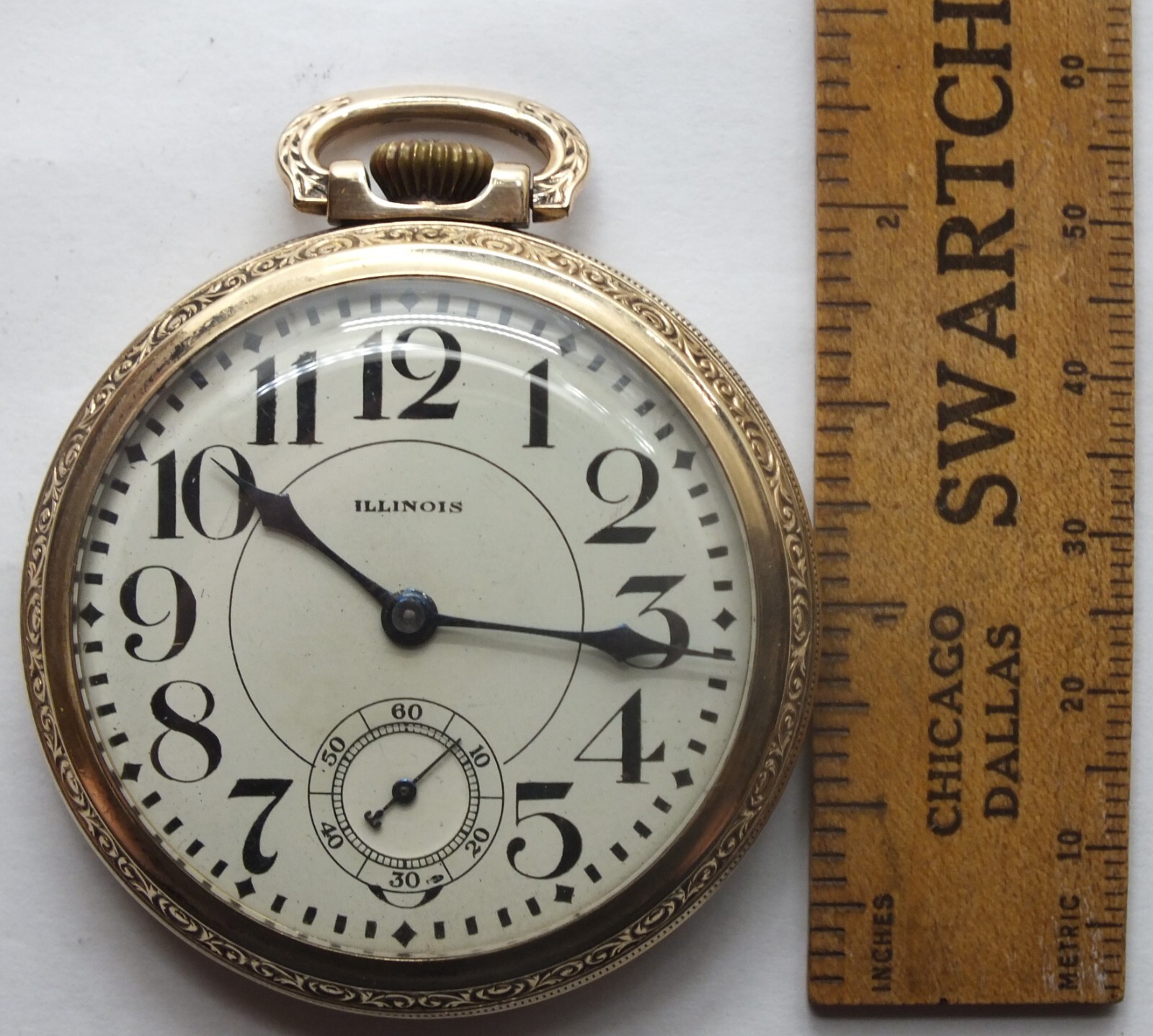 Illinois Sangamo Special 17S 23J Railroad Grade 1920 Pocket Watch Runs ...