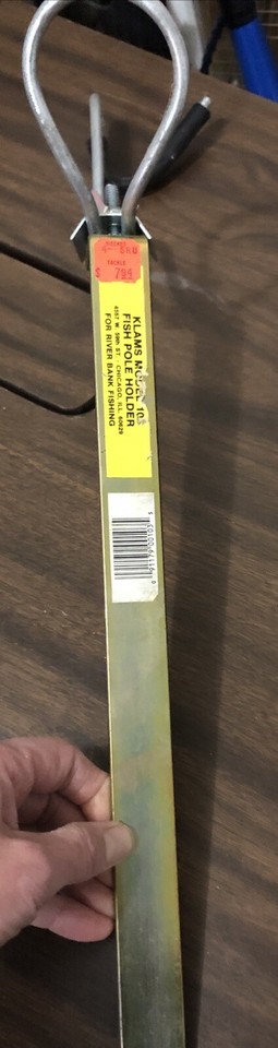 Vintage Klams Metal Fishing Rod Holder Model 103 Or 102 W/Ground Stake ...