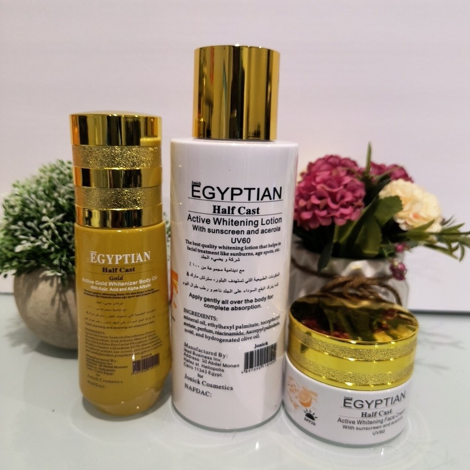 Original Egyptian Vitamin C Body Lotion + Face Cream Moisturizer ...
