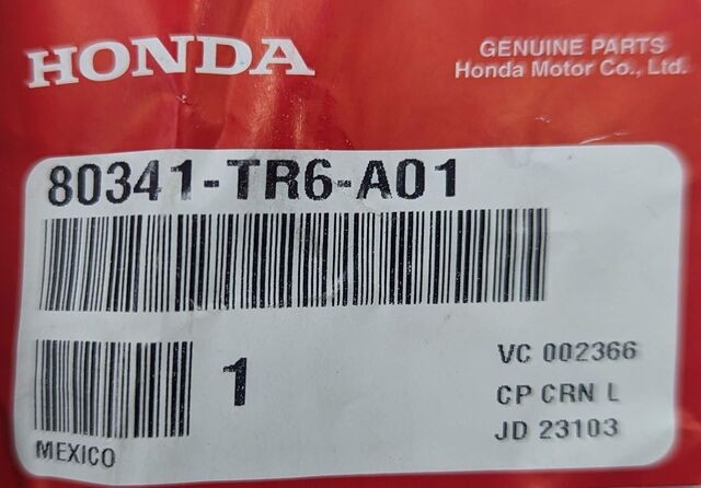 Genuine Honda 2013-2015 Honda Civic - Pipe Receiver 80341-TR6-A01 | eBay