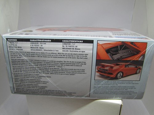 LAMBORGHINI DIABLO VT CLASSIC CRUISER MONOGRAM 1/24 SCALE Model Kit ...