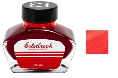 Esterbrook Fountain Pen Ink Bottle, 50ml, Scarlet Red, Brand New | eBay