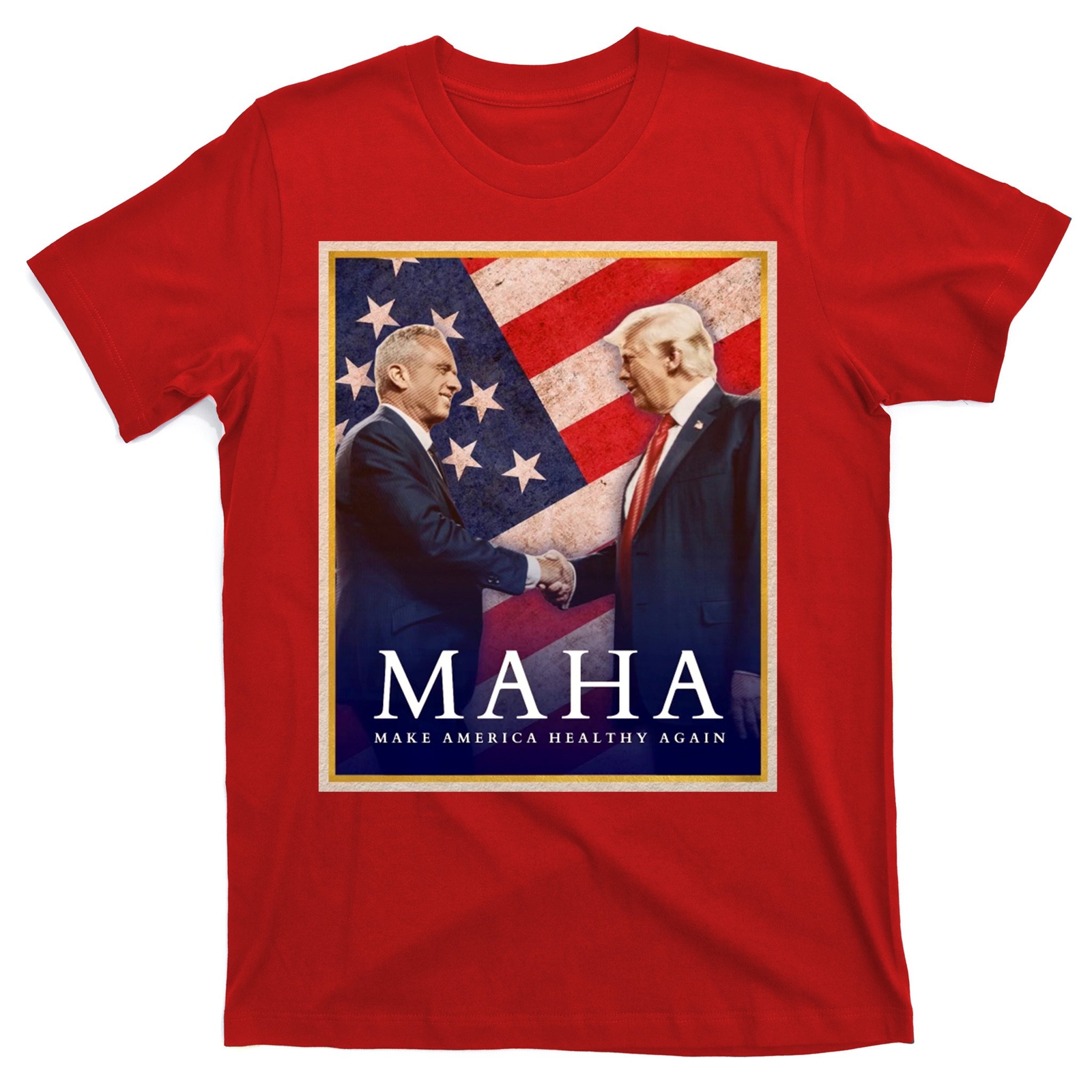 Maha Make America Healthy Again Usa Trump Kennedy T-Shirt | eBay