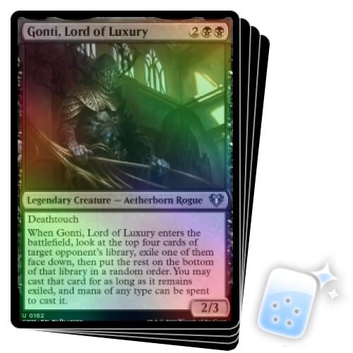 FOIL GONTI, LORD OF LUXURY X4 Commander Masters Magic MTG MINT CARD | eBay