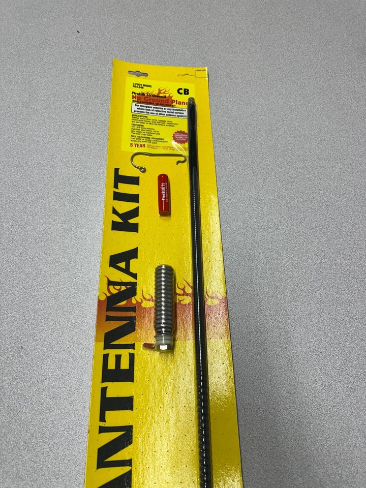 Firestik FG4-648-B 4 Foot No Ground Plane Cb Single Mirror Mount ...