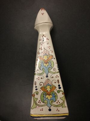 Cottura Hand Painted Ceramic Pottery Decanter, Pyramid Shaped | eBay