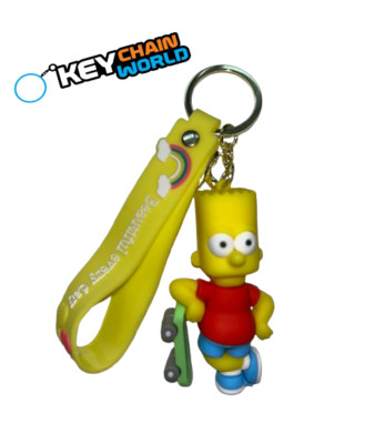 Bart Simpson Keychain Keyring Pendant Bag Charm Backpack Keys | eBay ...