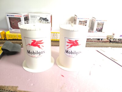 Tichy HO (2) Mobil Oil Storage Tanks | eBay