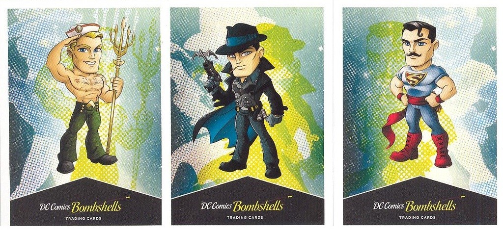 2017 Cryptozoic DC Comics Bombshells Trading Cards Bombshells Men Set ...