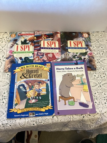 Scholastic Reader Level 1 I Spy A Butterfly Lot 5 Random Readers | eBay