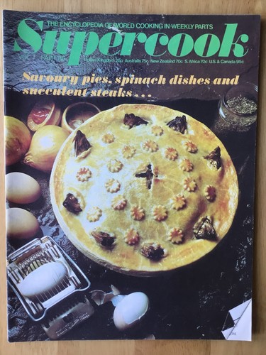 SUPERCOOK MAGAZINE - VOL 7 PART 86 - SAVOURY PIES - SPINACH DISHES ...