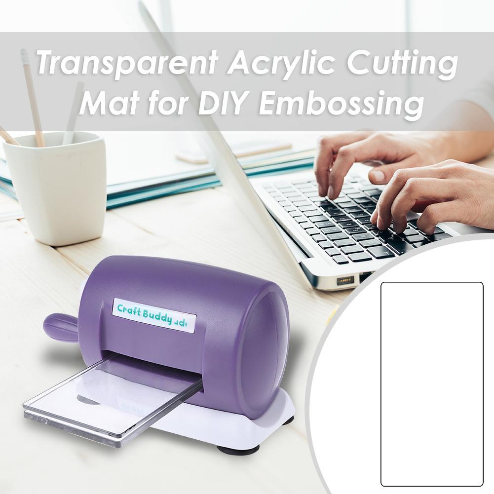 5Pcs Acrylic Cutting Die Machine 2 Sizes DIY Cutting Pads Cutting Tool ...