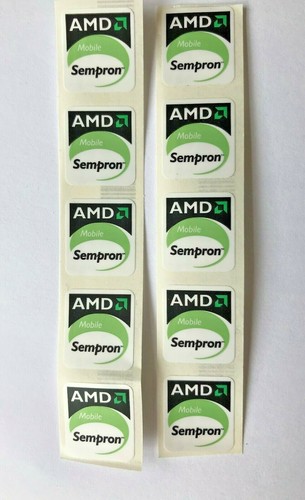 10 AMD Sempron Mobile PC Laptop Case Badge Stickers | eBay