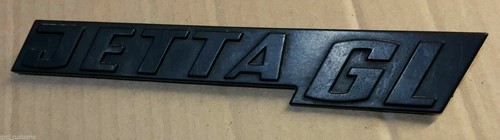 VW JETTA MK1 1979-1984 SALOON REAR BOOT LID BADGE JETTA_GL 200x30mm ...