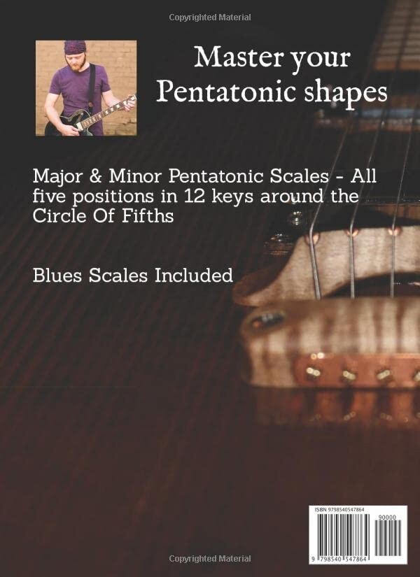 Major & Minor Pentatonic Scales Guitar: All Five Positions In 12 Keys ...