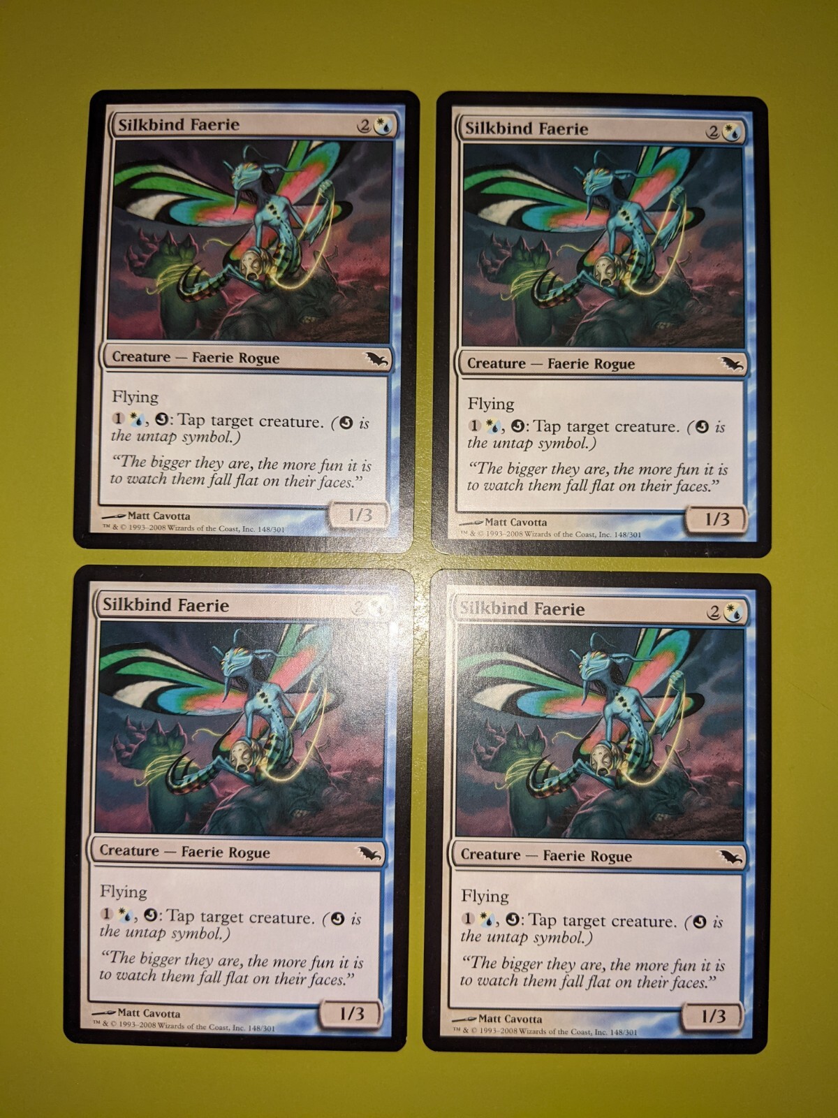 Silkbind Faerie x4 Shadowmoor 4x Playset Magic the Gathering MTG | eBay