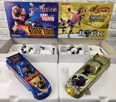 Jerry Toliver WWF Stone Cold & The Rock 2000 Camaro Funny Cars 1:24 by ...