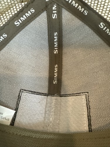 SIMMS Fishing Green Snap Back Truckers Cap. | eBay