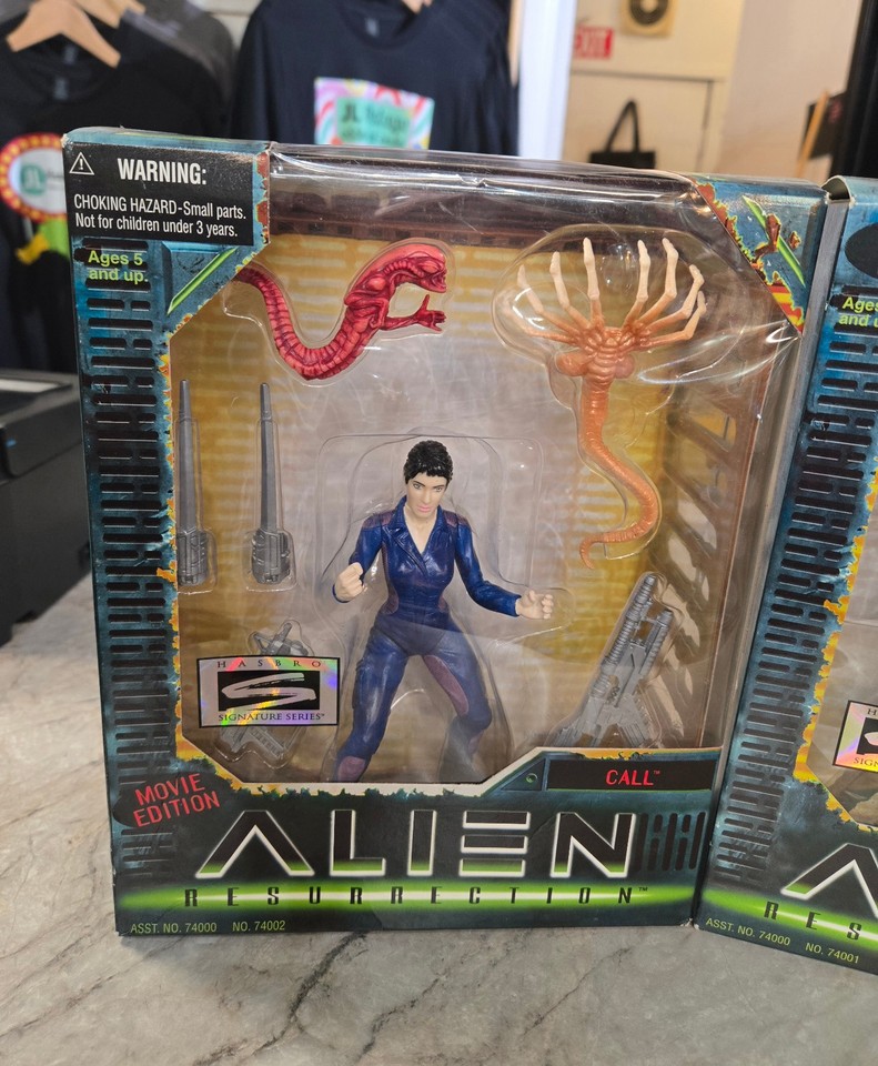 2x 1997 Alien Resurrection Ripley & Call Action Figures Hasbro Kenner ...