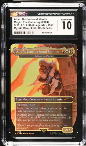 KELSIEN, THE PLAGUE Secret Lair Altair, Brotherhood Mentor Foil CGC 10 ...