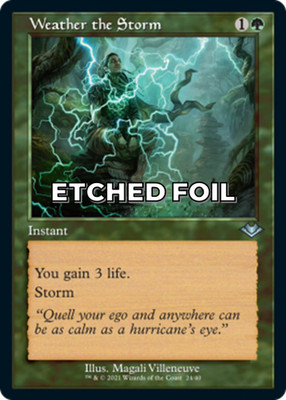 Magic MTG - Weather the Storm - MINT/NMINT - EN - FOIL | eBay
