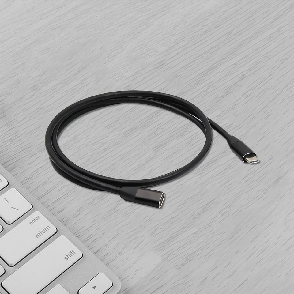 2 Pcs Usb Fast Charging Cable Extension Type Male to Female Extender ...