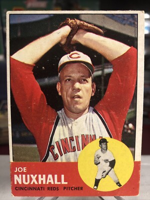 1963 Topps Joe Nuxhall Cincinnati Reds Set-Break #194 ⭐️ EX | eBay