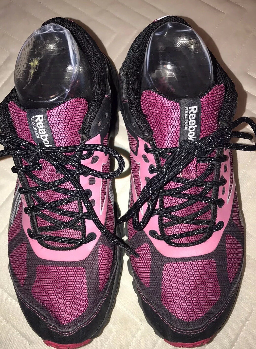 Reebok Realflex Running Shoes Womens 9 Gray/Pink/Charcoal J99768. EUC ...