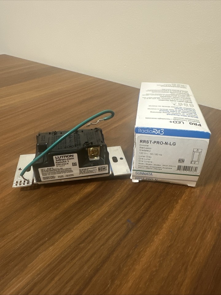 Lutron Radio RA3 RRST-PRO-N-WH Sunnata Dimmer Switch Gloss White | eBay